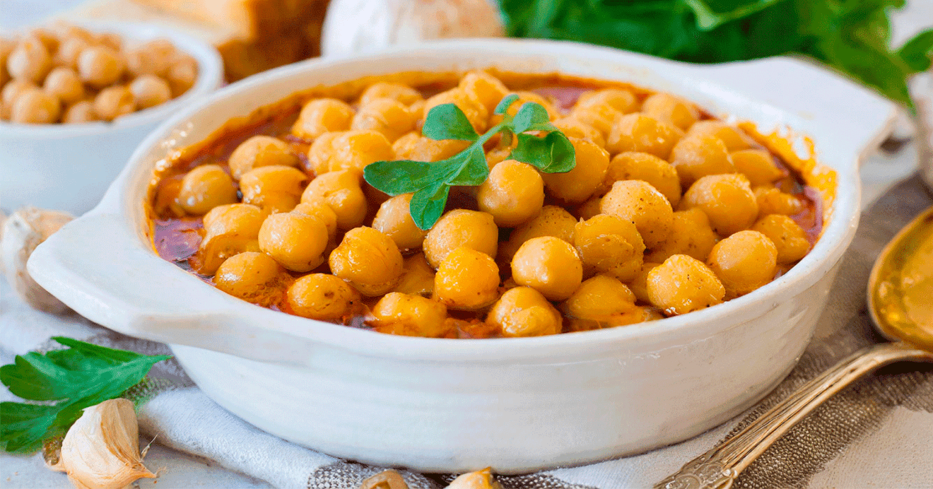 Receta de garbanzos guisados con Cookit de Bosch